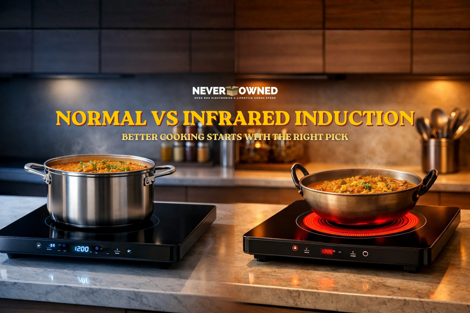 Infrared vs Normal Induction Cooktop: Which is Better? – NeverOwned India