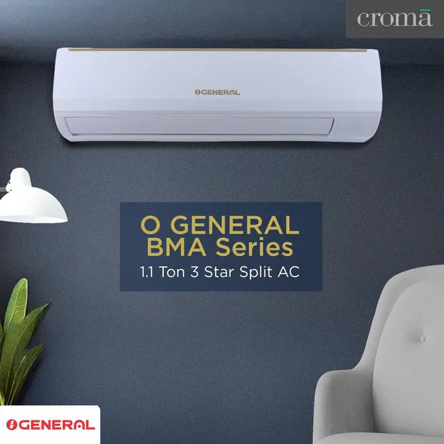 O General 1.1 Ton Split AC (2026) – Powerful Cooling, Copper Condenser ...